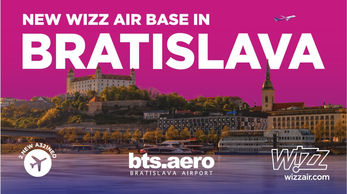 Wizz Air Announces the Opening of its Bratislava Base with 12 New ...